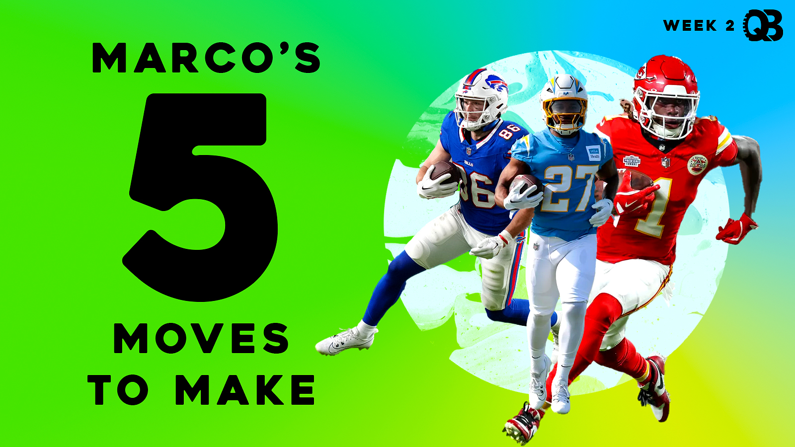 5 Moves to Make for Week 2 – QB List
