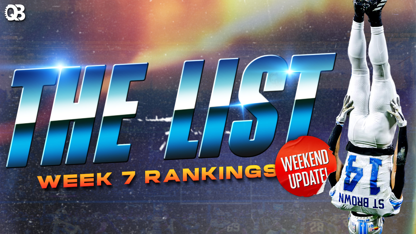 The List: UPDATED Fantasy Football Rankings for Week 7 – QB List