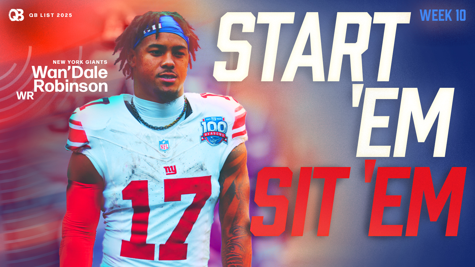 Start ‘Em and Sit ‘Em – Week 10 – QB List
