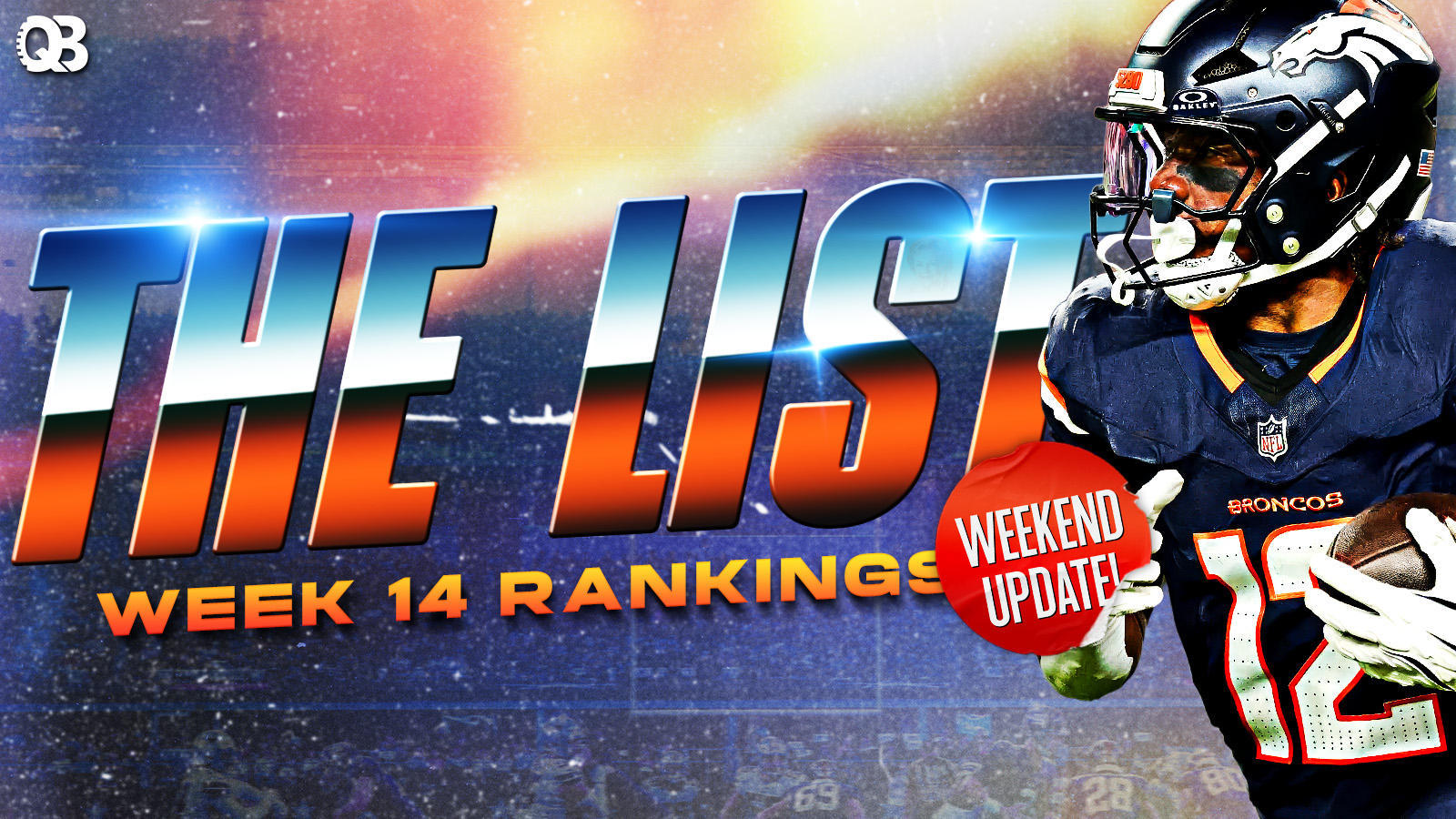 The List: UPDATED Fantasy Football Rankings for Week 14 – QB List