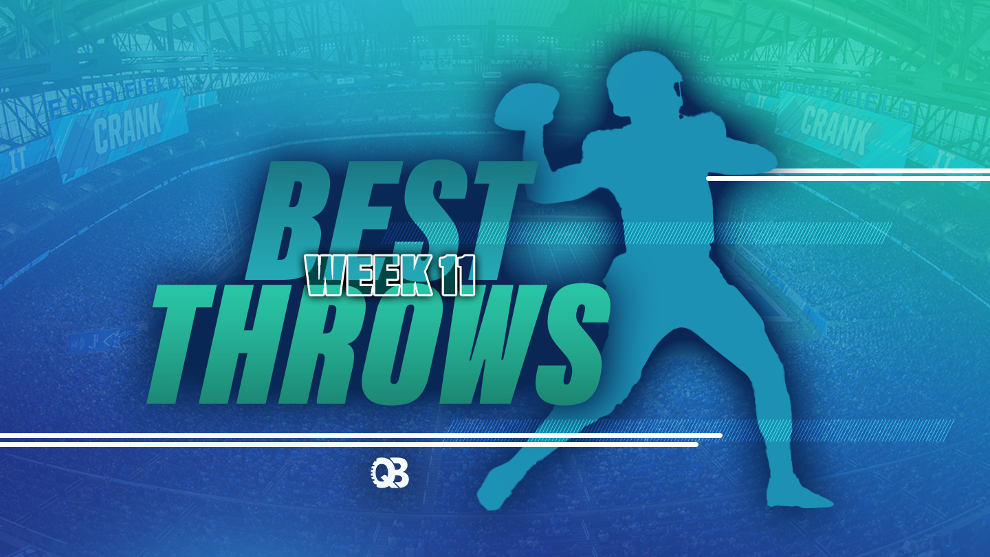 The Best QB Throws: Week 11 – QB List