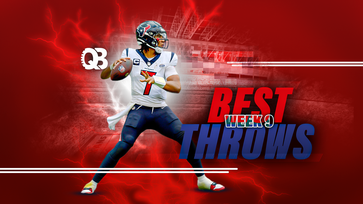 The Best QB Throws: Week 9 – QB List