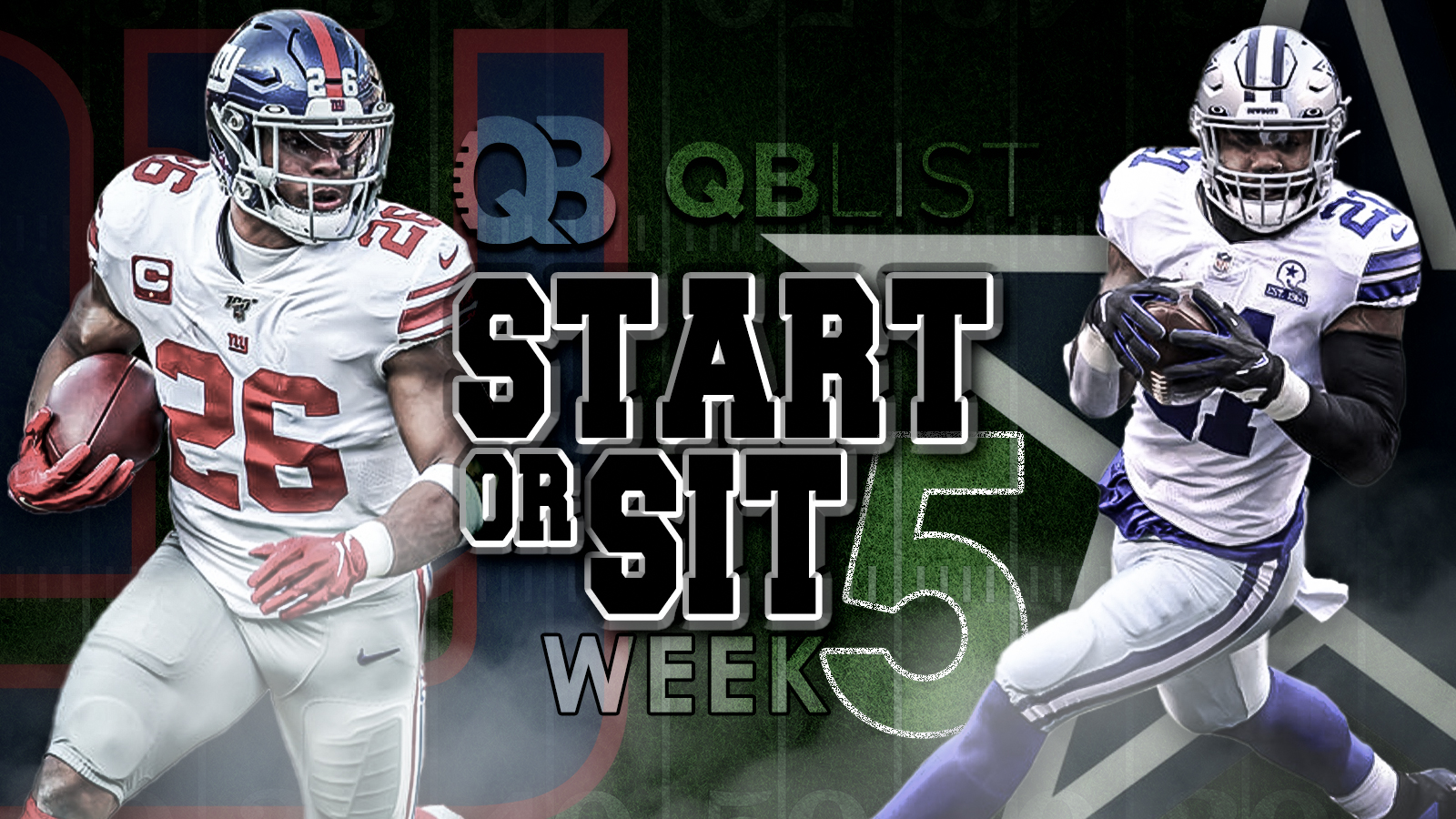 Sit/Start Week 5: Reviewing All Fantasy Relevant Players In Every ...