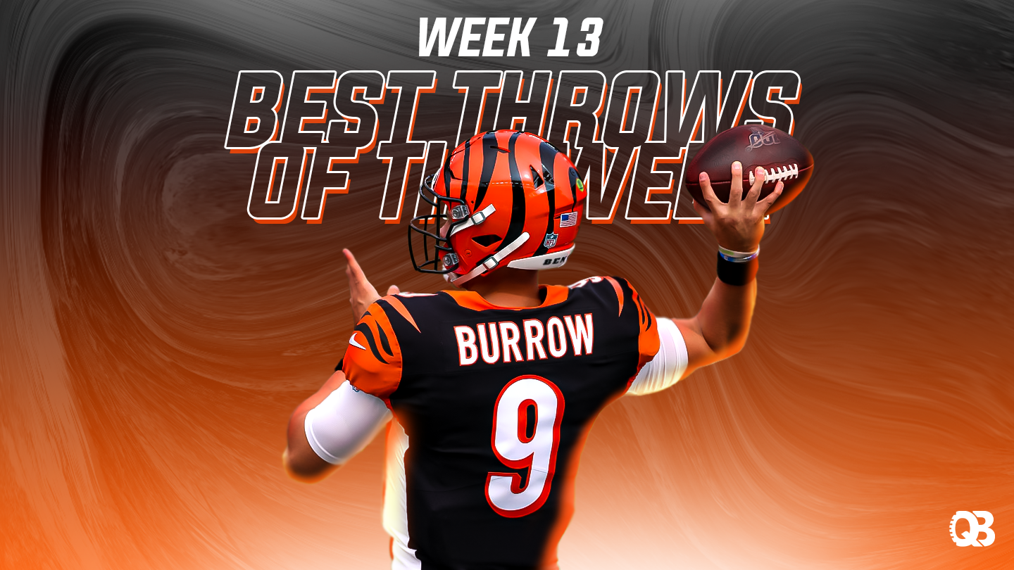 The Best QB Throws: Week 13 – QB List